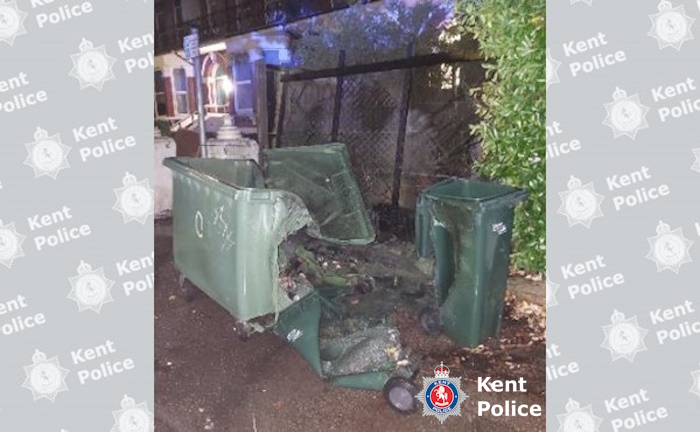 Arrests following multiple arsons in Folkestone | Kent Police