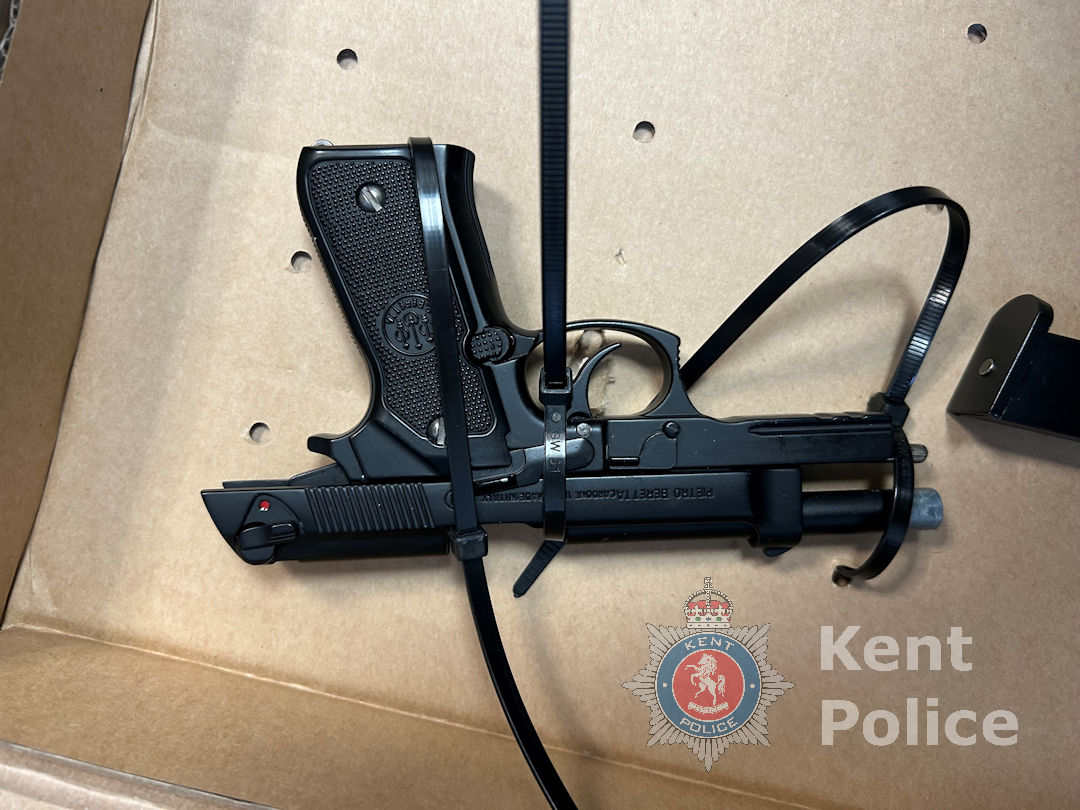 Weapon seized and man arrested following proactive stop in Canterbury ...